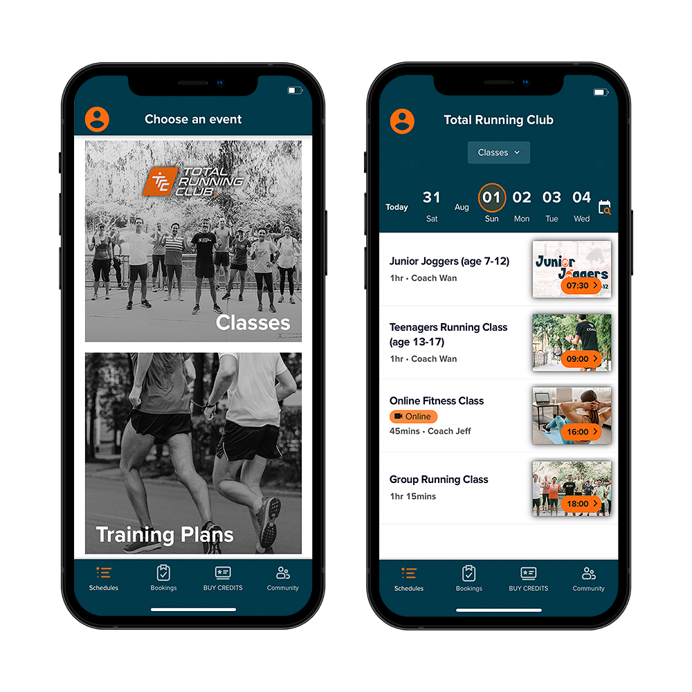 Group Training Classes - Total Running Club